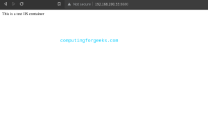 Using Docker and Docker Compose on Windows Server 2022 | ComputingForGeeks