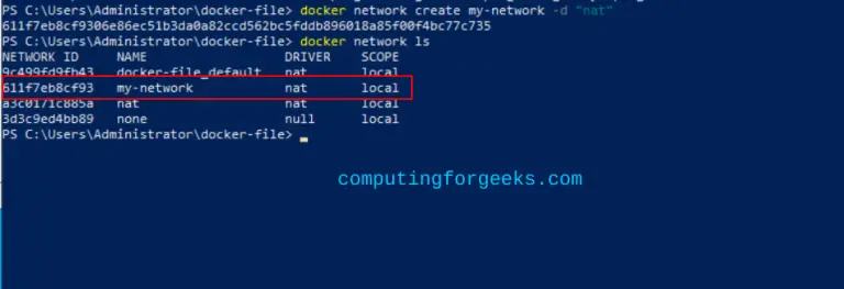 Using Docker and Docker Compose on Windows Server 2022 | ComputingForGeeks
