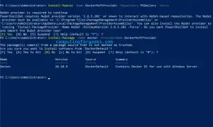Using Docker and Docker Compose on Windows Server 2022 | ComputingForGeeks