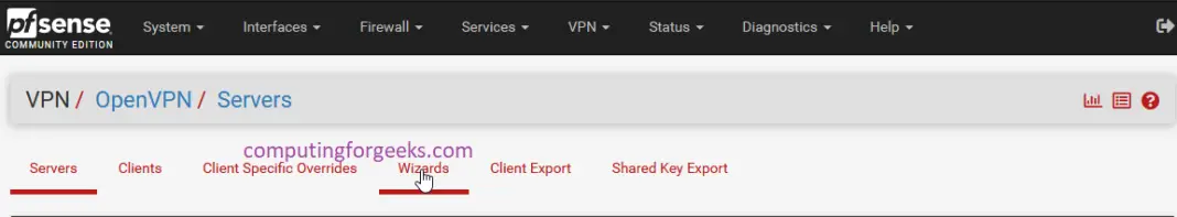 How To Configure OpenVPN Server on pfSense / OPNsense | ComputingForGeeks