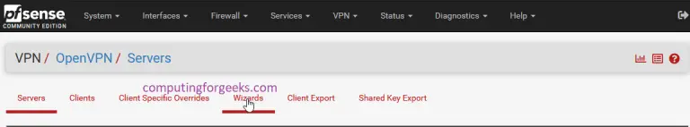 How To Configure OpenVPN Server on pfSense / OPNsense | ComputingForGeeks