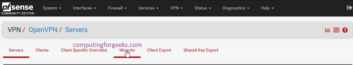 How To Configure OpenVPN Server on pfSense / OPNsense | ComputingForGeeks
