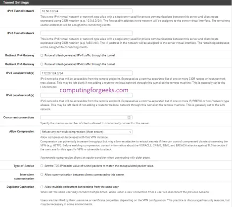 How To Configure OpenVPN Server on pfSense / OPNsense | ComputingForGeeks