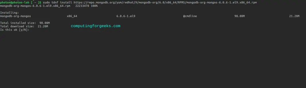 Manage Photon OS from Command Line Interface (CLI) | ComputingForGeeks