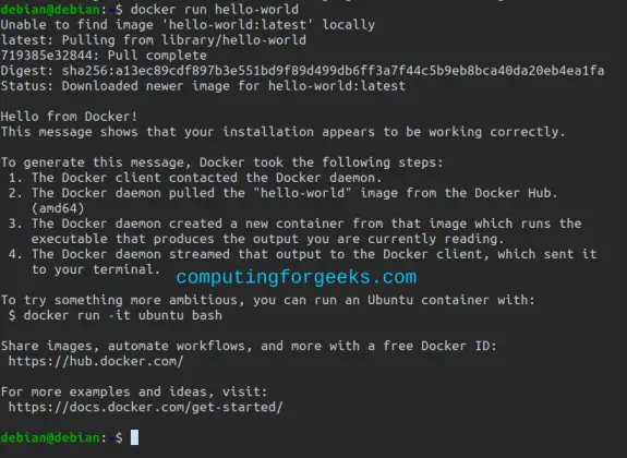 How To Install Docker Engine On Debian 12 Bookworm Computingforgeeks