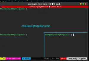 Proper Way To Customize Tmux on Linux and macOS | ComputingForGeeks