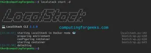 Run Local AWS Cloud Stack using LocalStack on Linux | ComputingForGeeks