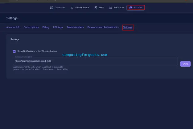 Run Local Aws Cloud Stack Using Localstack On Linux Computingforgeeks