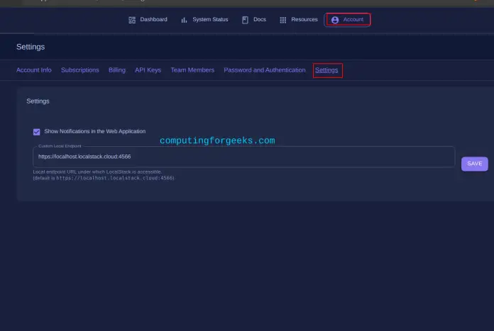 Run Local AWS Cloud Stack using LocalStack on Linux | ComputingForGeeks Run Local AWS Cloud Stack using LocalStack on Linux | ComputingForGeeks
