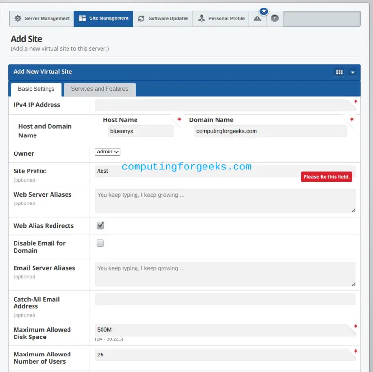 Install BlueOnyx Hosting Panel on Rocky 9 / AlmaLinux 9 | ComputingForGeeks
