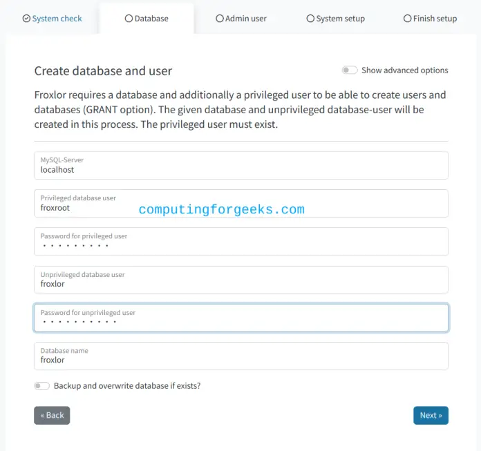 Install Froxlor server management on Debian 12 (Bookworm) | ComputingForGeeks