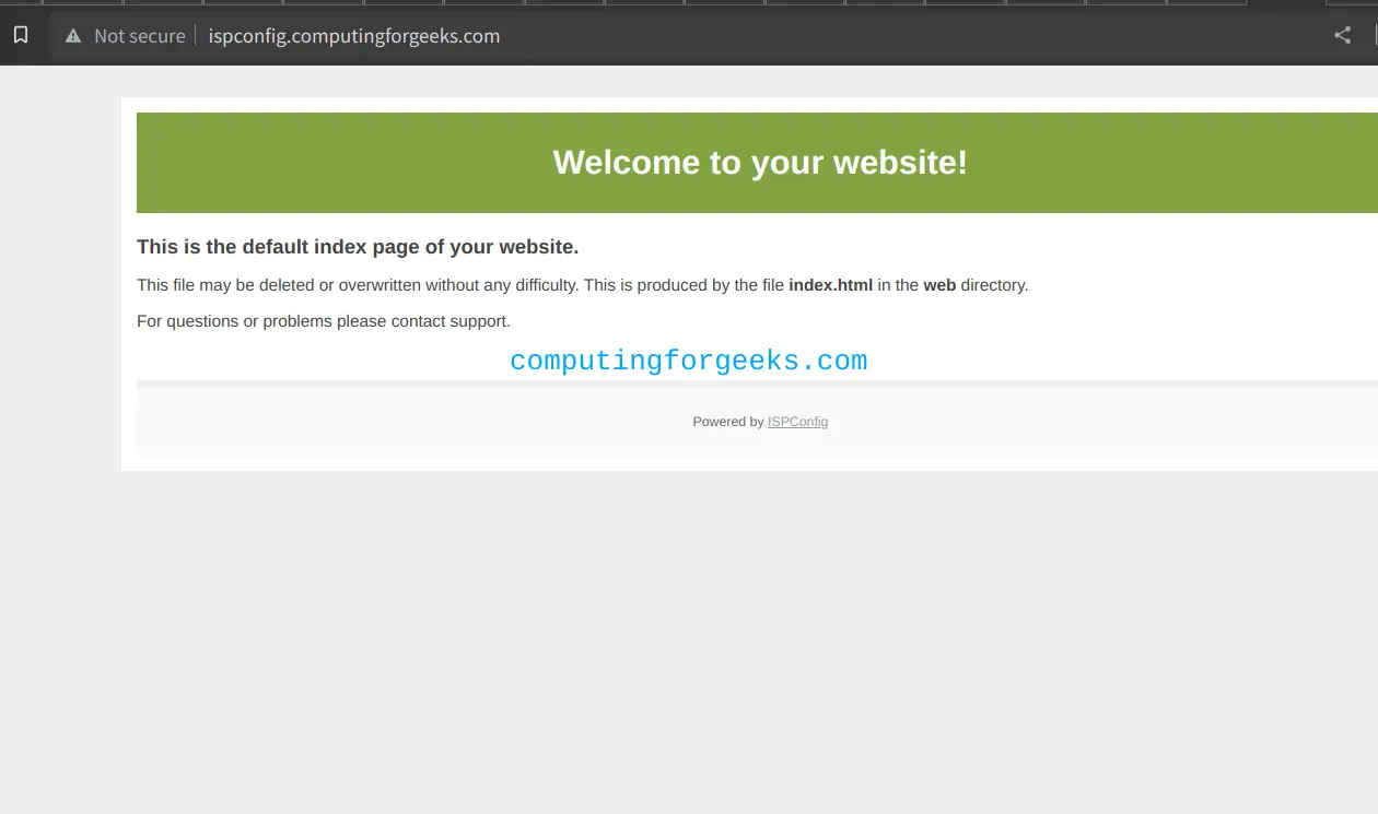How To Install Ispconfig On Debian 12 Bookworm Computingforgeeks