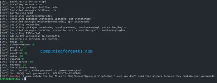 How To Install Ispconfig On Debian 12 Bookworm Computingforgeeks