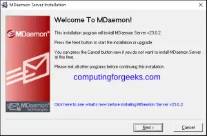 How To Install MDaemon Email Server on Windows Server 2022 | ComputingForGeeks