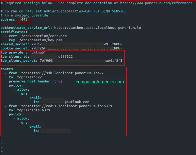 Install and Configure Pomerium Proxy for your Services | ComputingForGeeks