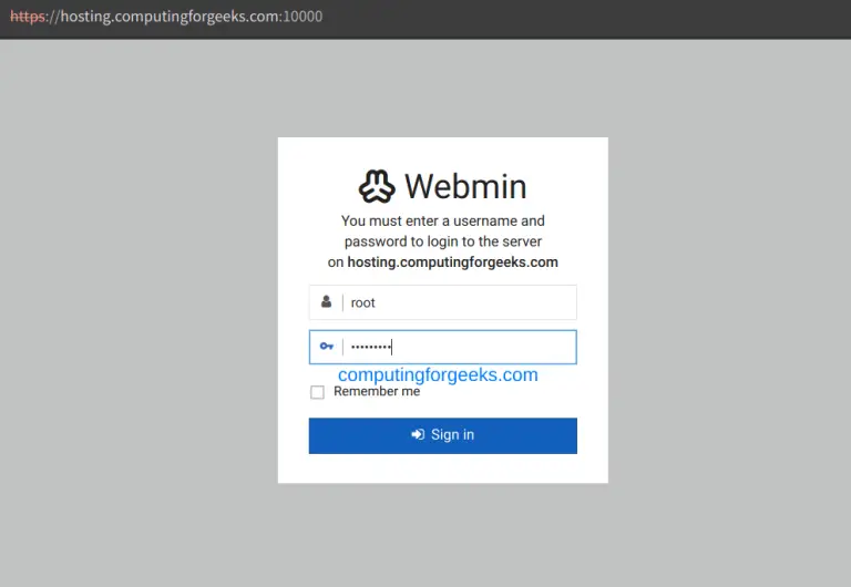 Installing Webmin Virtualmin Directadmin On Debian 12 Computingforgeeks