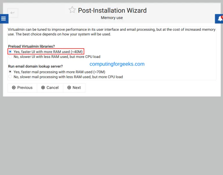 Installing Webmin / Virtualmin / DirectAdmin on Debian 12 | ComputingForGeeks