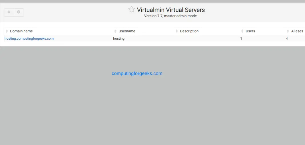 Installing Webmin / Virtualmin / DirectAdmin on Debian 12 | ComputingForGeeks