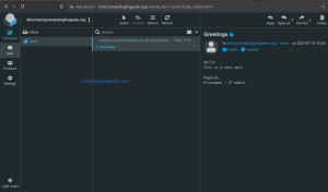 Deploy Mail Server on Debian 12 with Postfix, Dovecot, MySQL, and RoundCube | ComputingForGeeks