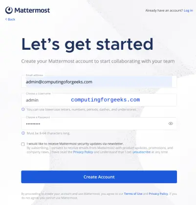 How To Install Mattermost Server on Debian 12 (Bookworm) | ComputingForGeeks