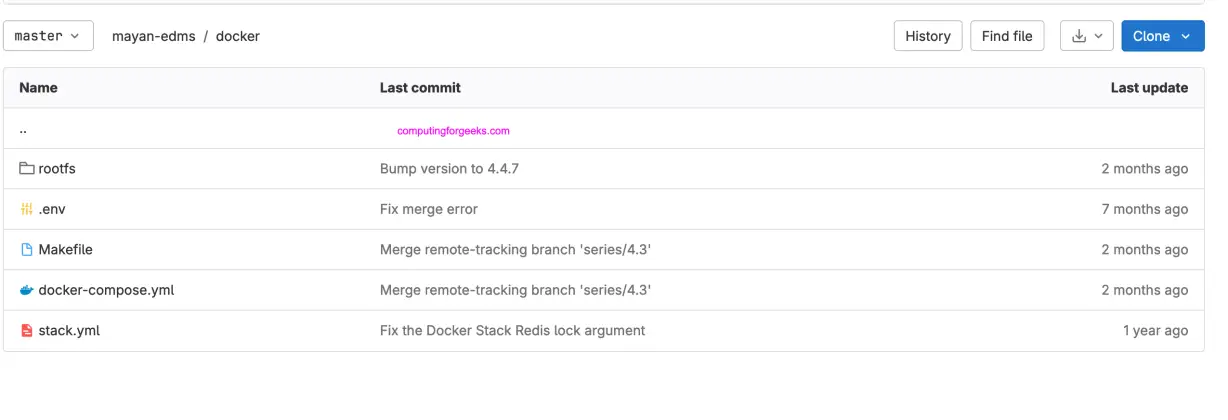 How To Run Mayan Edms In Docker Containers Computingforgeeks