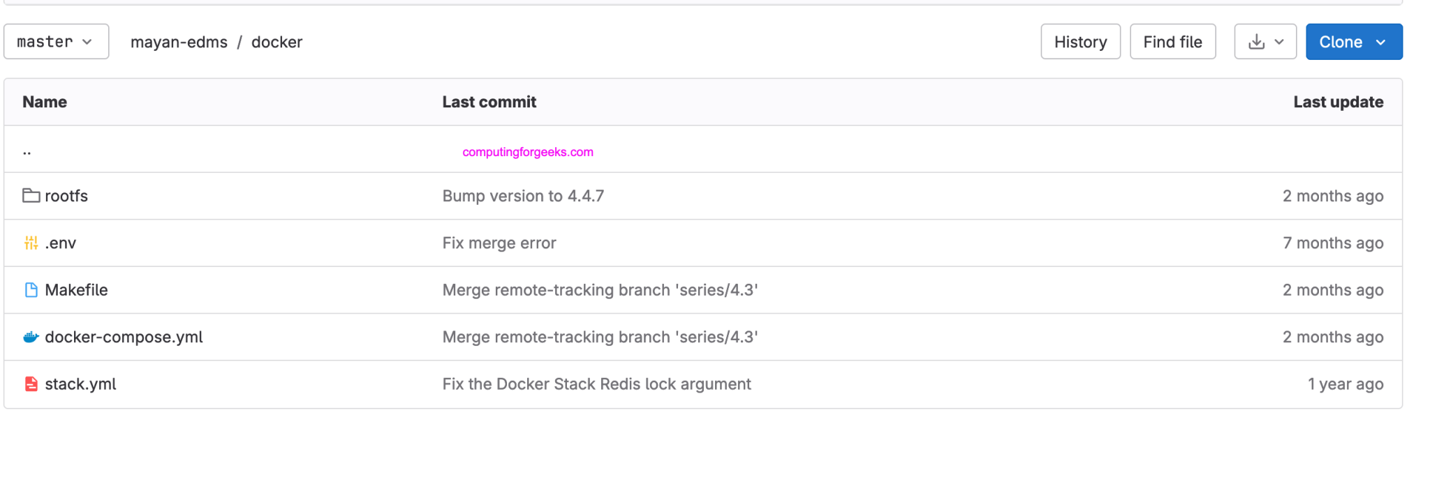 How To Run Mayan EDMS in Docker Containers | ComputingForGeeks