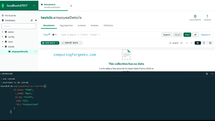 Install MongoDB 7.0 on Windows Server 2022|2019|2016 | ComputingForGeeks