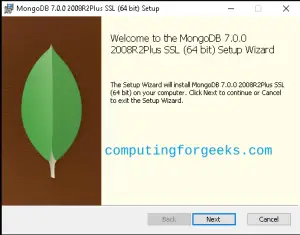 Install MongoDB 7.0 on Windows Server 2022|2019|2016 | ComputingForGeeks