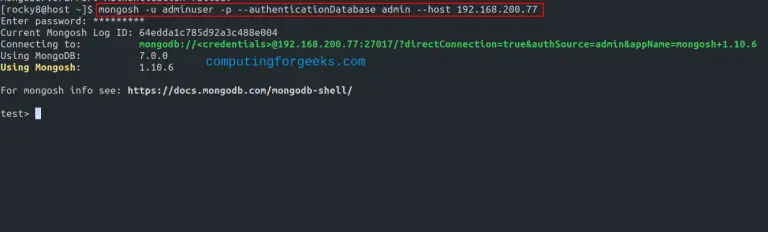 Install MongoDB 7.0 on Windows Server 2022|2019|2016 | ComputingForGeeks