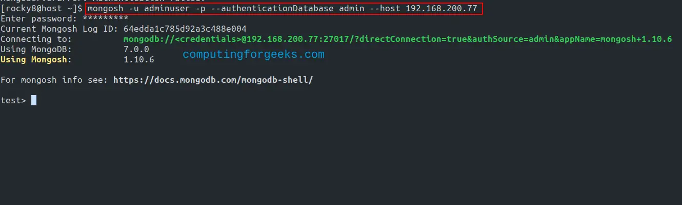 Install MongoDB 7.0 on Windows Server 2022|2019|2016 | ComputingForGeeks
