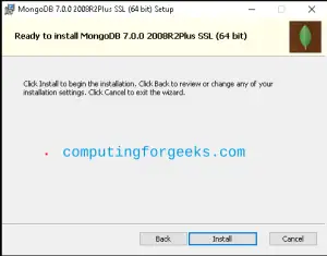 Install MongoDB 7.0 on Windows Server 2022|2019|2016 | ComputingForGeeks