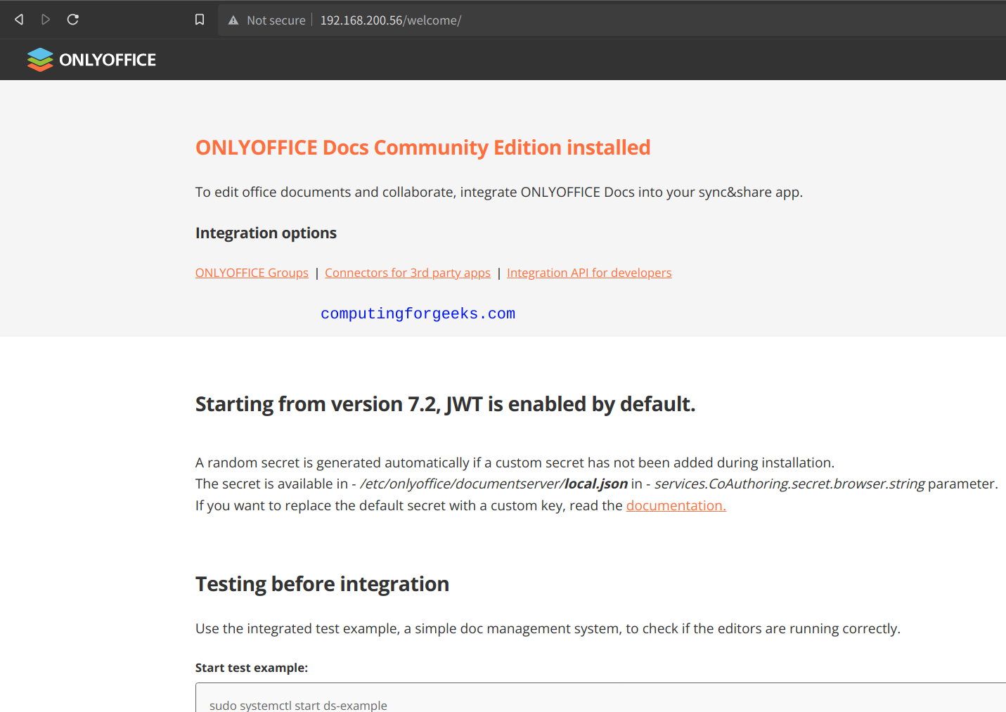 Install Onlyoffice Docs Community On Debian Ubuntu Computingforgeeks 1301