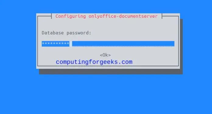 Install ONLYOFFICE Docs Community on Debian / Ubuntu | ComputingForGeeks