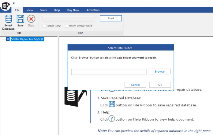 Stellar Repair for MySQL: A Powerful Tool for MySQL Database ...
