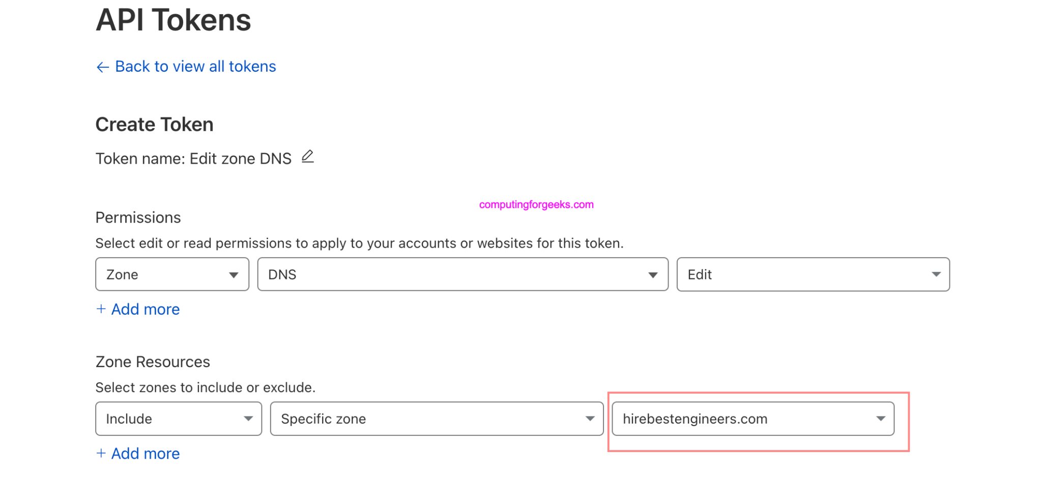 Use Let's Encrypt on Private Network with Cloudflare | ComputingForGeeks