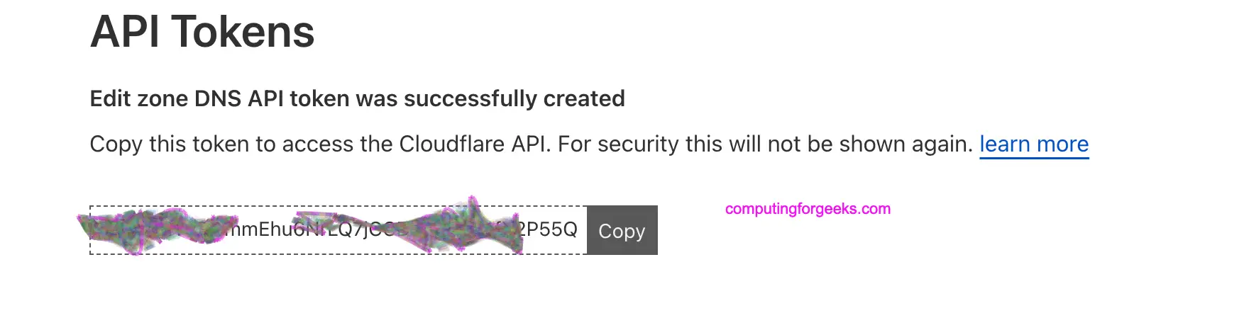 Use Let's Encrypt on Private Network with Cloudflare | ComputingForGeeks