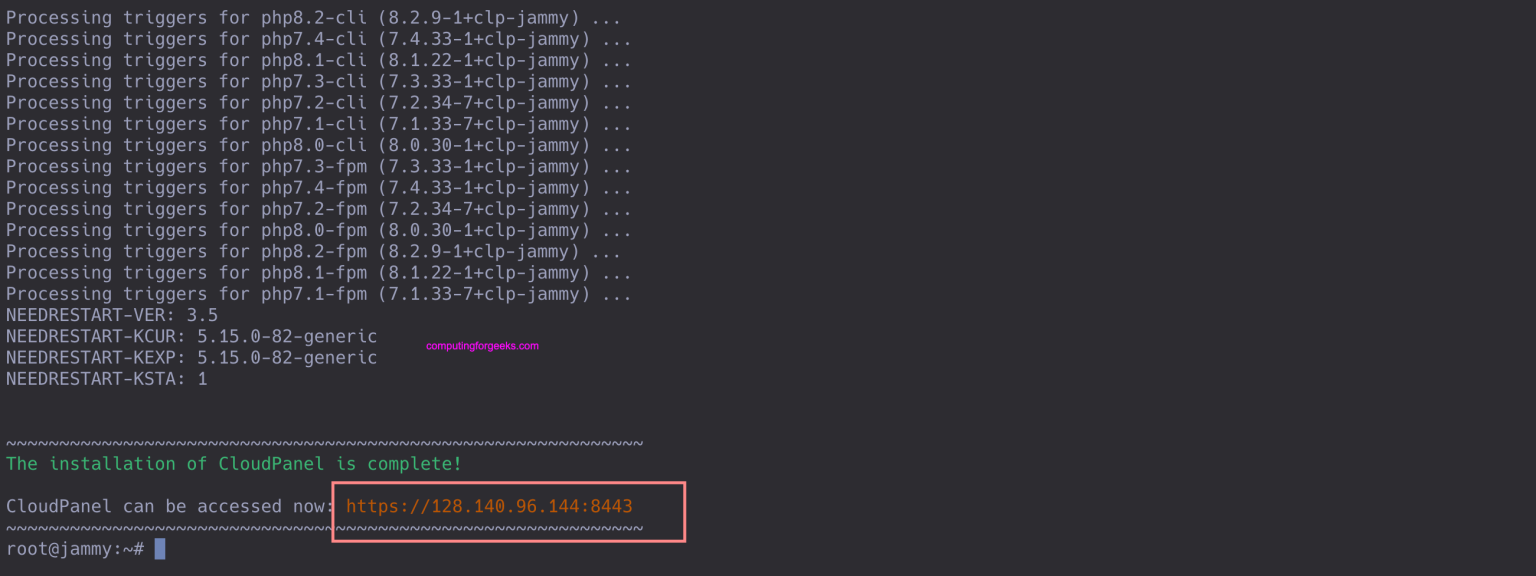 Install CloudPanel Control Panel on Ubuntu 22.04 [Guide]