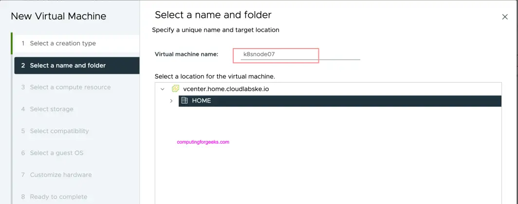 Install Flatcar Container Linux on VMware ESXI / vCenter | ComputingForGeeks
