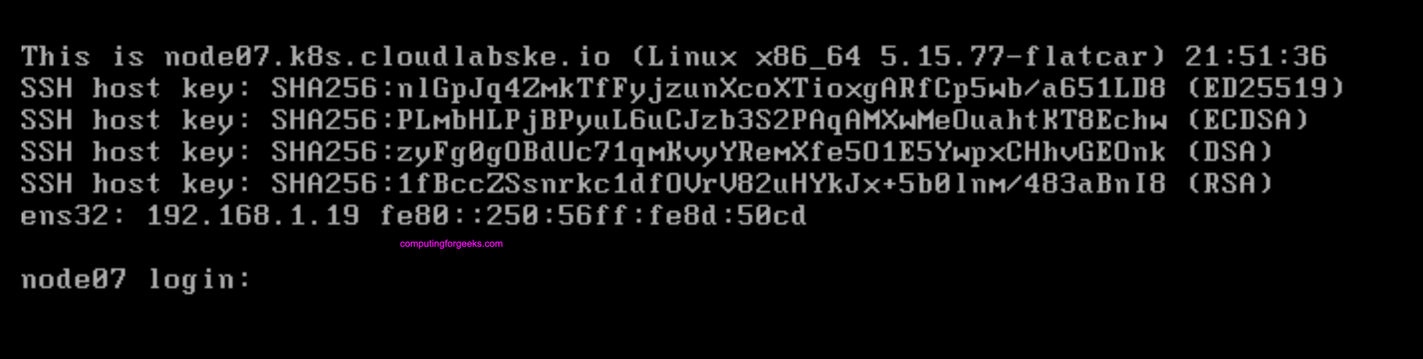 Install Flatcar Container Linux on VMware ESXI / vCenter | ComputingForGeeks