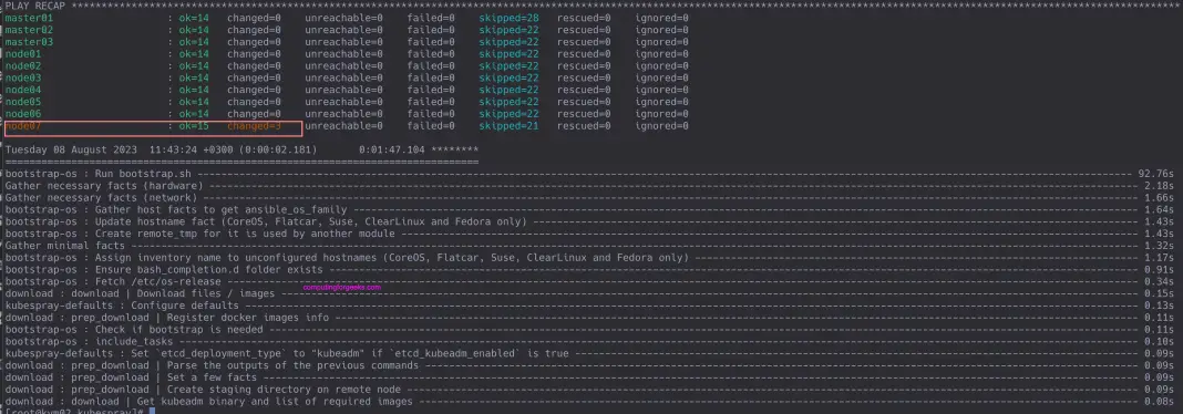 Adding New Node To Kubernetes Cluster Using Kubespray Computingforgeeks 9128