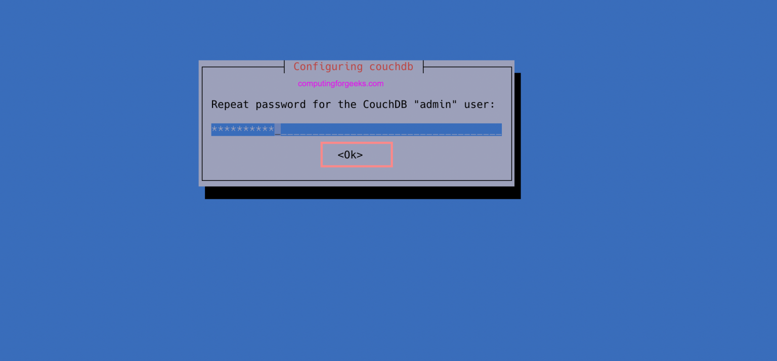 How To Install Apache CouchDB on Debian 11/10 | ComputingForGeeks