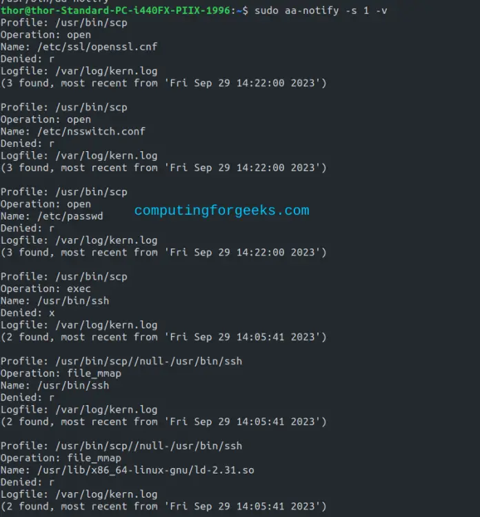 AppArmor Cheat Sheet for Linux System Administrators | ComputingForGeeks