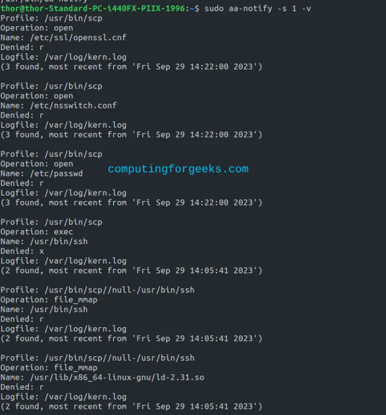 AppArmor Cheat Sheet for Linux System Administrators | ComputingForGeeks