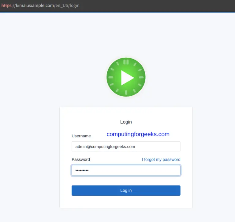 Install Kimai web-based time tracking application | ComputingForGeeks