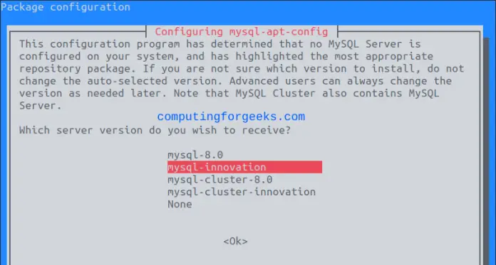 How To Install Mysql 81 On Debian Ubuntu Computingforgeeks