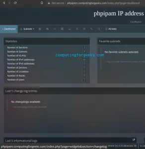Install phpIPAM on Debian 12 (Bookworm) With Let's Encrypt SSL | ComputingForGeeks