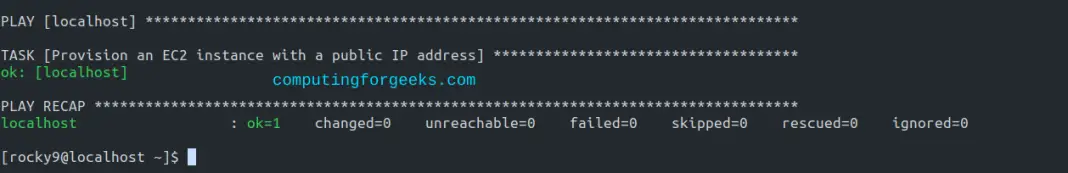 How To Manage Amazon AWS Services using Ansible | ComputingForGeeks