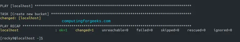 How To Manage Amazon AWS Services using Ansible | ComputingForGeeks