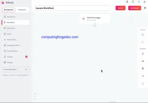 Novu - open-source notification infrastructure for developers | ComputingForGeeks