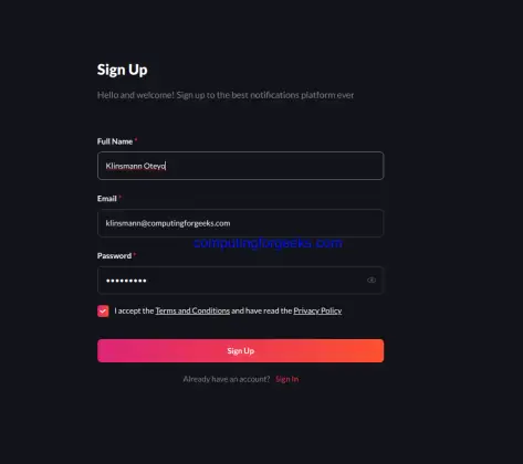 Novu - open-source notification infrastructure for developers | ComputingForGeeks